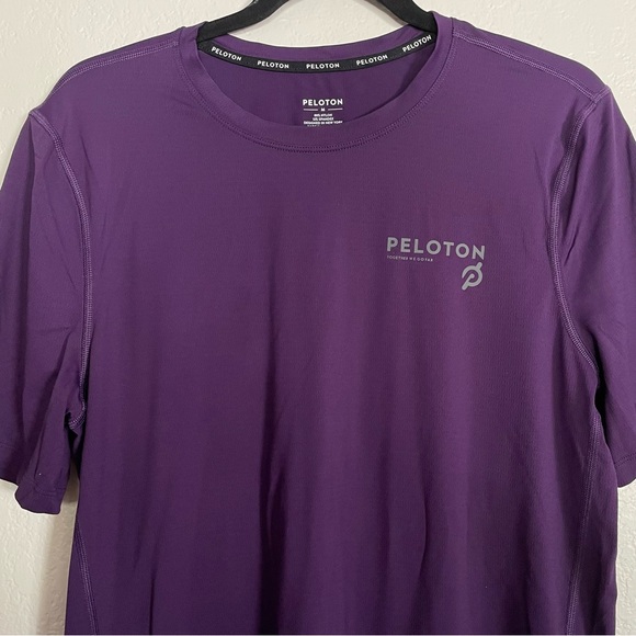Peloton | Shirts | Peloton Purple Performance Workout Tee M | Poshmark